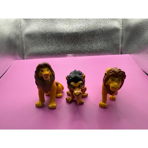 Toys | The Lion King Simba Mufasa Scar Set Action Figures Disney ...